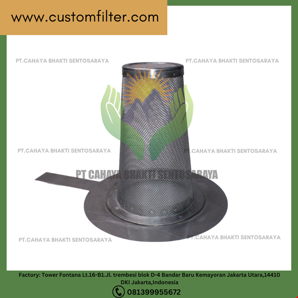 Jual Cone Wire Mesh Strainer Basket Filter Element Brand CBS Filter ...