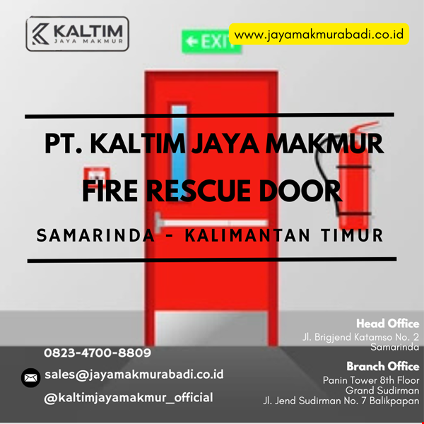 Jual FIRE RESCUE DOOR HARGA TERBAIK 2024 KUTAI TIMUR KALIMANTAN TIMUR ...