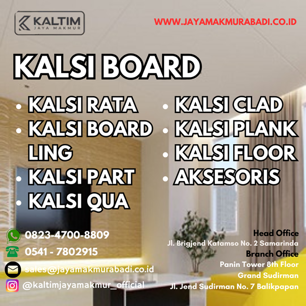 Jual KALSI BOARD HARGA TERBAIK 2024 BALIKPAPAN KALIMANTAN TIMUR oleh PT ...