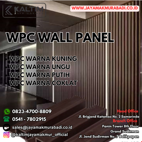Jual WPC WALL PANEL WARNA UNGU BERKUALITAS HARGA TERBAIK 2024 IKN oleh ...