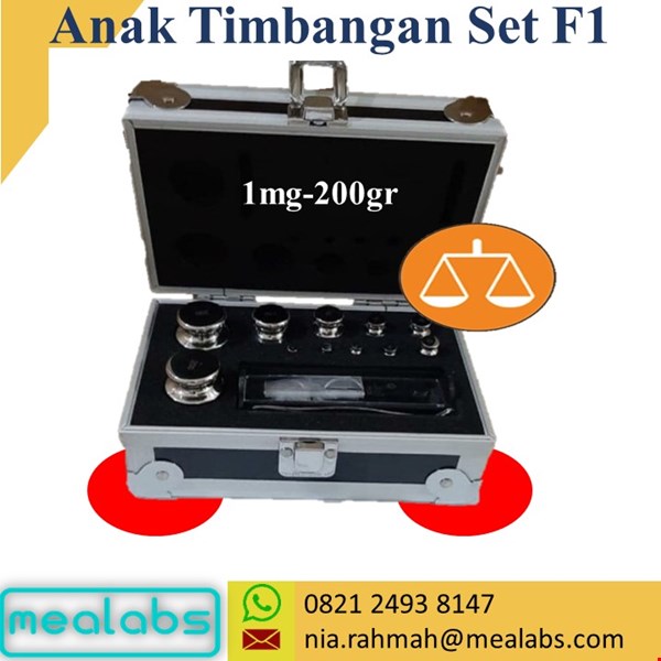 Jual Anak Timbangan Sonic Set F1 oleh PT. Mealabs Indonesia