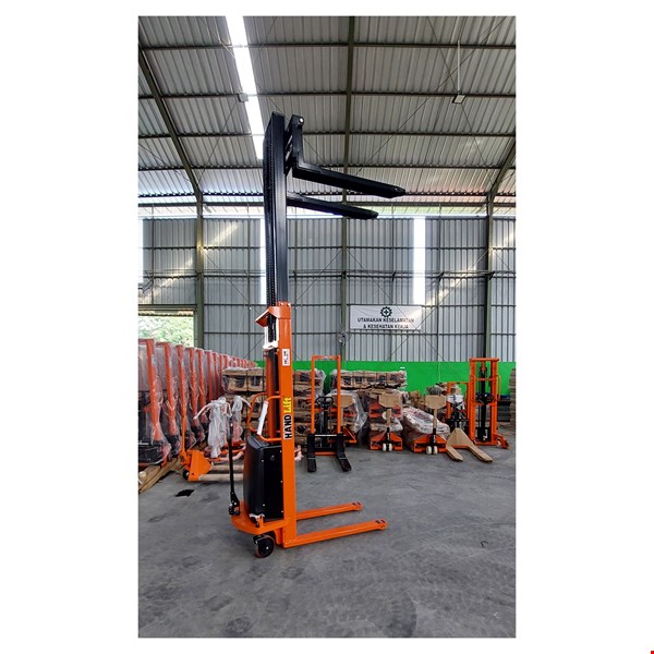 Jual Hand Stacker Semi Electric Kapasitas 1500kg Tinggi Angkat 3 Meter ...