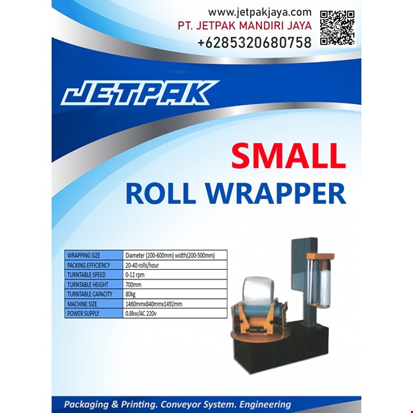 Jual Small roll wrapper oleh PT. Jetpak Mandiri Jaya