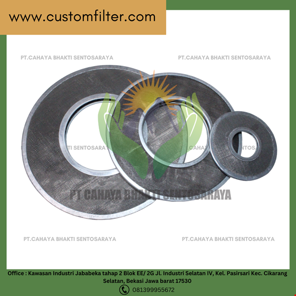 Jual Stainless Steel Wire Mesh Oil Filter Disc oleh PT. Cahaya Bhakti ...