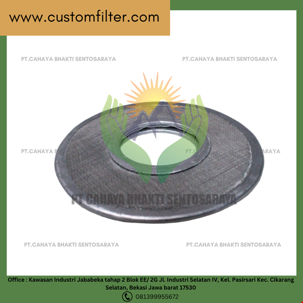 Jual Stainless Steel Wire Mesh Oil Filter Disc Brand CBS Filter oleh PT ...