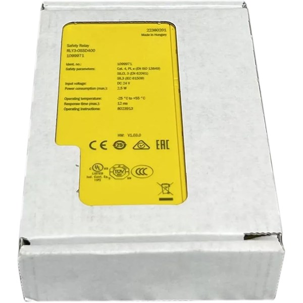 Jual SICK RLY3 Emergency Stop Safety Relay oleh PT. Hidayah Makmur Sukses