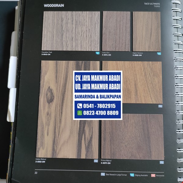 Jual HPL TACO TIERO ULTIMATE WOODGRAIN PRIMA WALNUT (0099) oleh PT ...