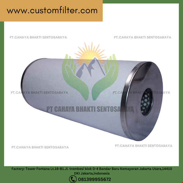 Jual Air Compressor Precision Gas Filter Element oleh PT. Cahaya Bhakti Sentosaraya (Cahaya Filter)
