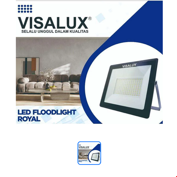Jual LAMPU SOROT LED /ROYAL LED FLOOD LIGHT 100W 3000K/6500K IP66 ...