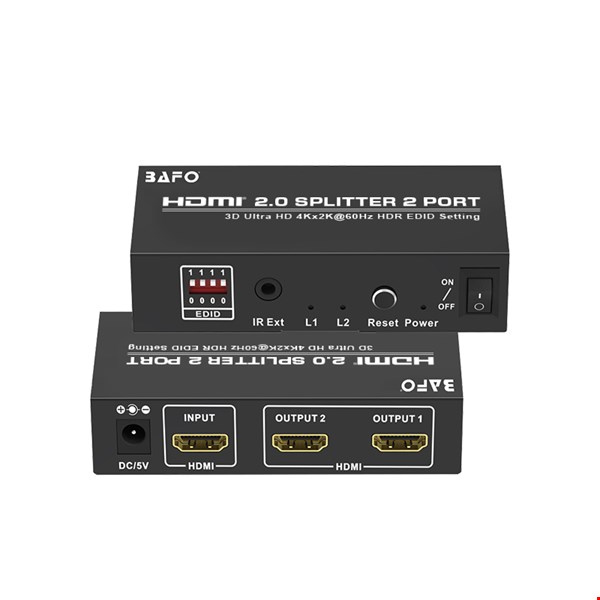 Jual BAFO HDMI 4K Splitter 2 Port (4Kx2K@60Hz) - HDMI Splitter oleh PT ...