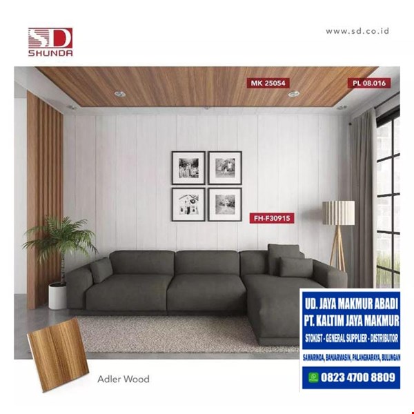 Jual SHUNDA PLAFON GRAY LINEARS MA 16050 oleh PT. Kaltim Jaya Makmur