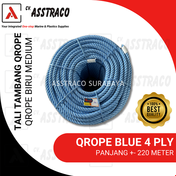 Jual TALI TAMBANG QROPE BIRU MEDIUM oleh CV. Asstraco