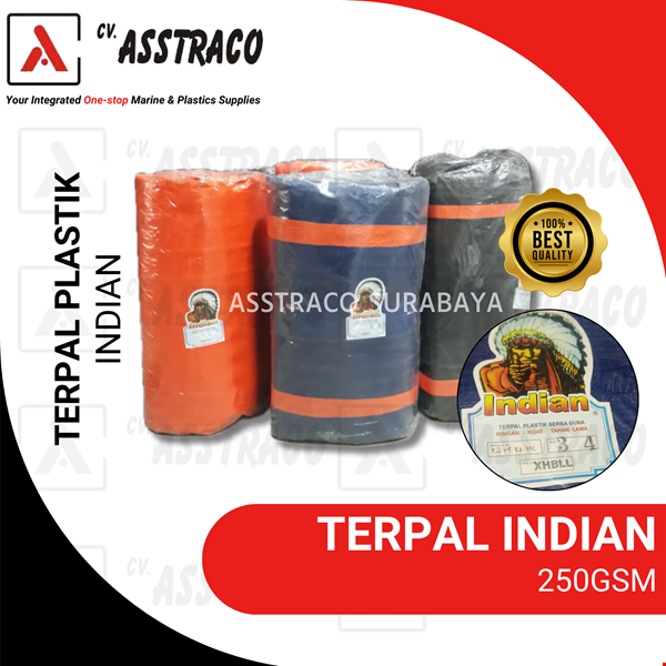 Jual Terpal Plastik Indian 250GSM oleh CV. Asstraco