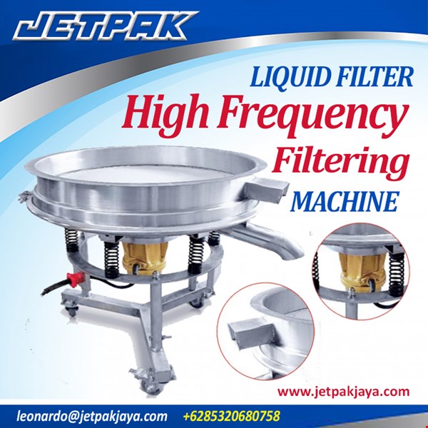 Jual Vibrating Screen Liquid Filter High Frequency Filtering Machine ...