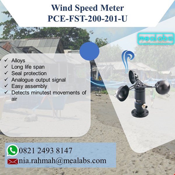 Jual Anemometer PCE-FST-200-201-U oleh PT. Mealabs Indonesia