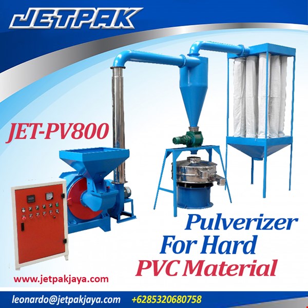 Jual Pulverizer For Hard PVC Material JET-PV800 oleh PT. Jetpak Mandiri ...