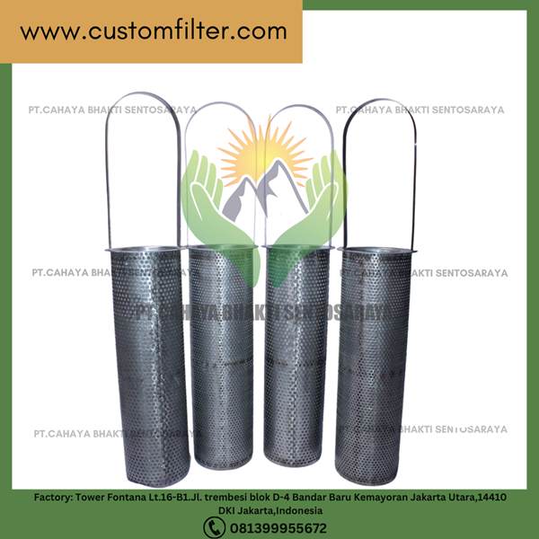Jual 304 SS Mesh Screen Basket Strainer Brand CBS Filter oleh PT ...
