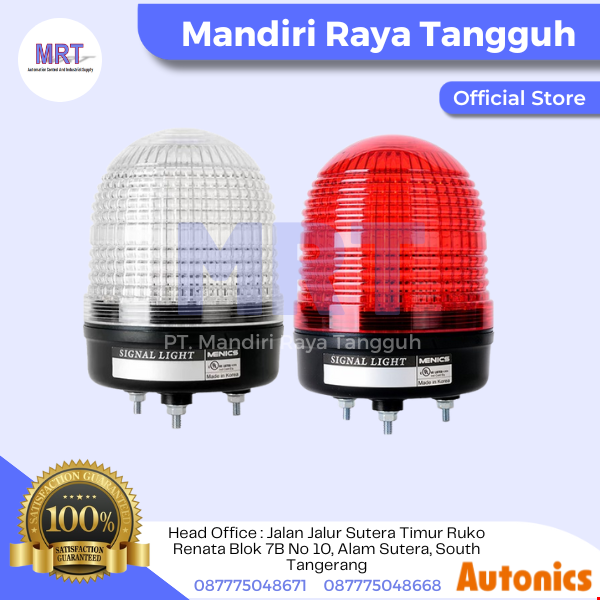 Supplier Signal Lights Autonics Jabodetabek oleh PT. Mandiri Raya Tangguh