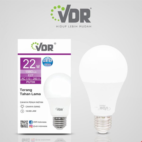Jual Lampu LED VDR PRIMA 22W oleh PT. Deus Digital Transformasi Universal