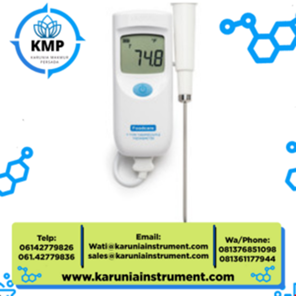 Jual Termometer Tipe T Hanna HI935004: Alat Ukur Suhu Industri Makanan ...