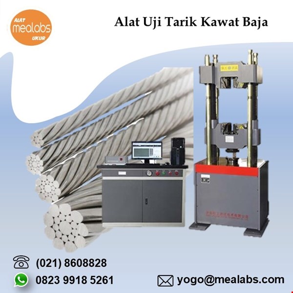 Harga tensile testing machine untuk kawat baja oleh PT. Mealabs Indonesia