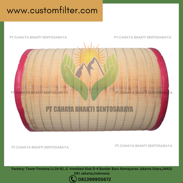 Jual High Quality Heavy Truck Engines Filter Diesel Parts Air Filter ...