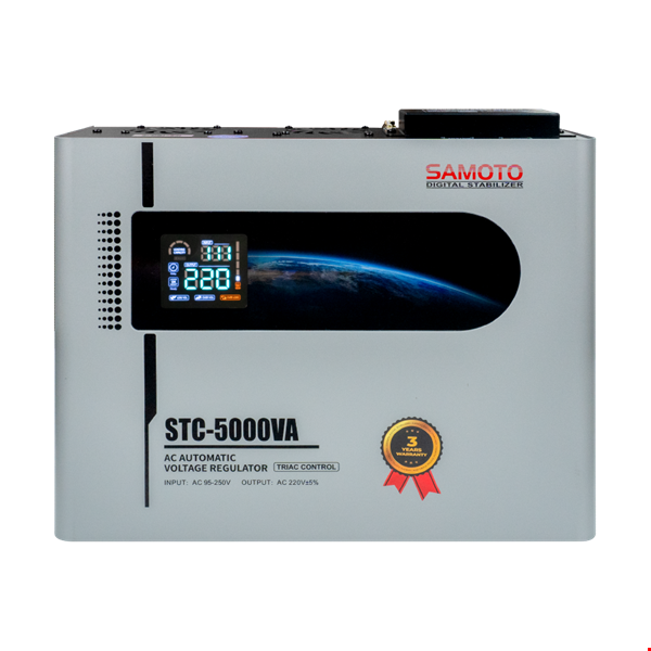 Jual Samoto Digital Stabilizer Triac Control 5000VA (STC-5000) oleh PT ...