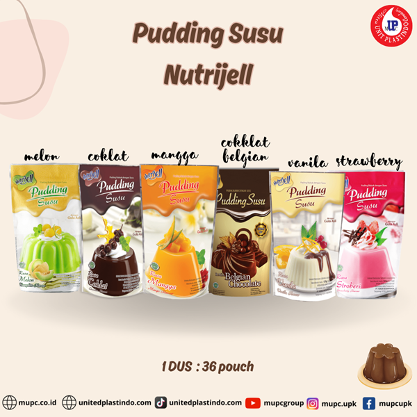 Jual NUTRIJELL PUDDING SUSU BERBAGAI VARIAN oleh PT. Mitra Unit ...