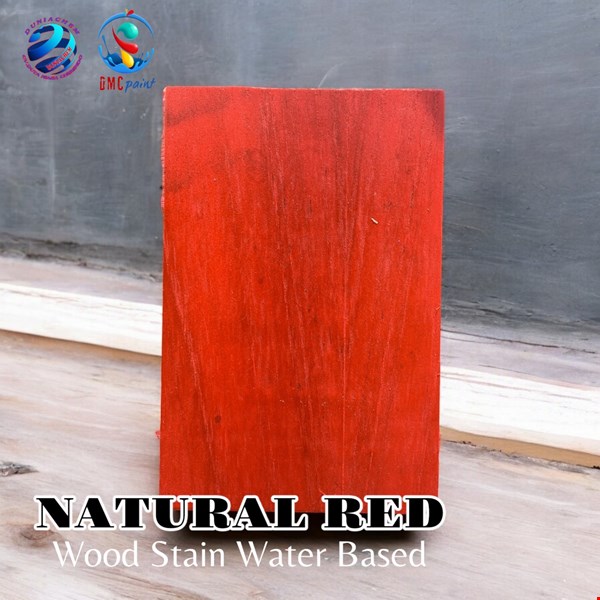 Jual wood stain water based - natural red oleh Duta Mulia Chemindo