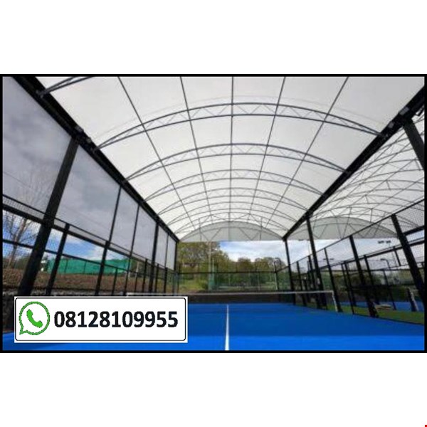 Jasa PRODUSEN KANOPI MEMBRAN LAPANGAN PADEL SERGE FERRARI 702 oleh PT ...