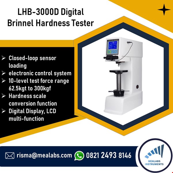Jual Alat Uji Kekerasan Brinell Digital oleh PT. Mealabs Indonesia