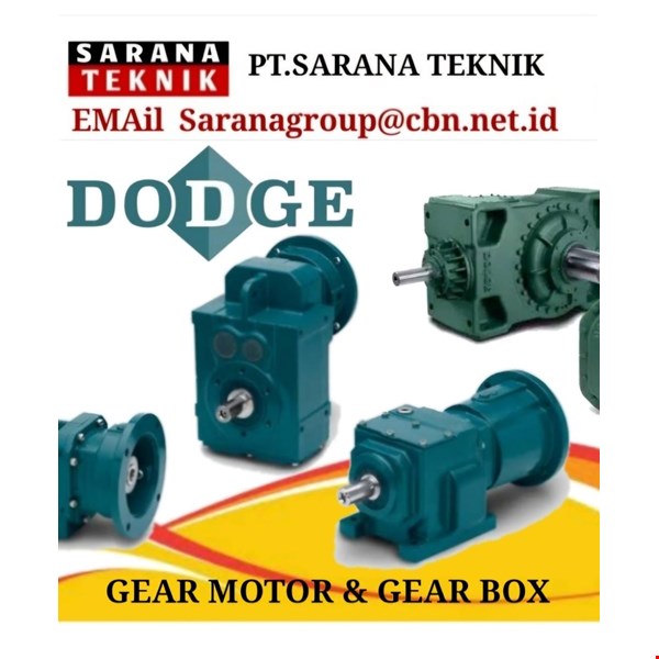 Jual Dodge Gear Motor & Gear Box oleh PT. Sarana Teknik Mekanika