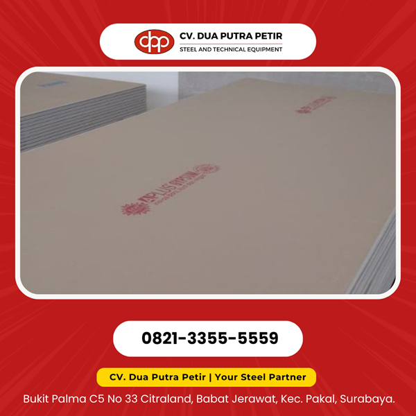 Jual GYPSUM BOARD APLUS TEBAL 9MM PANJANG 120CM LEBAR 240CM JAWA TIMUR ...