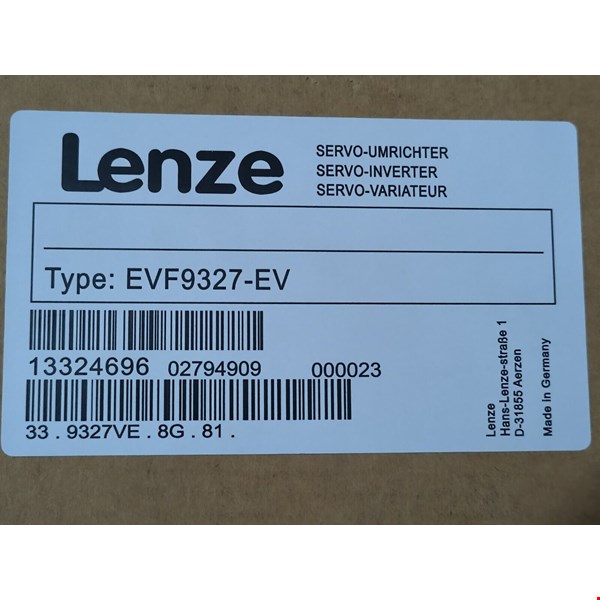 Jual Lenze Inverter EVF9327-EV oleh PT. Hidayah Makmur Sukses