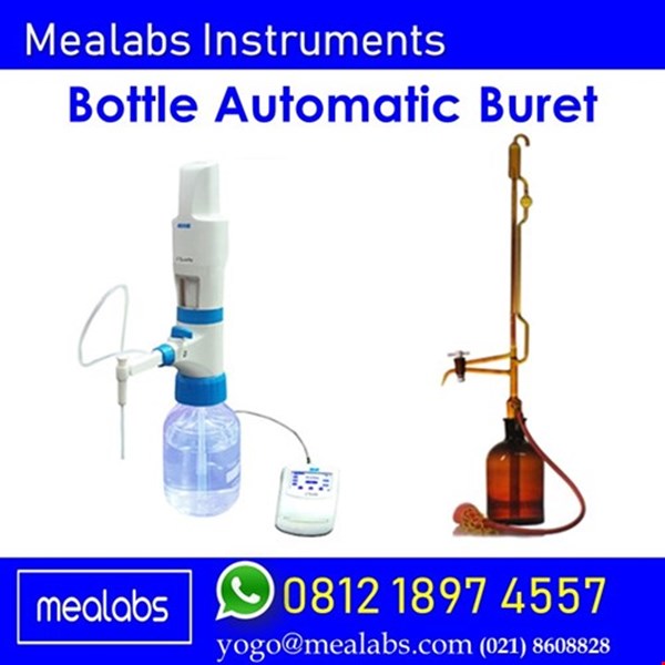 Jual botol buret laboratorium kimia oleh PT. Mealabs Indonesia