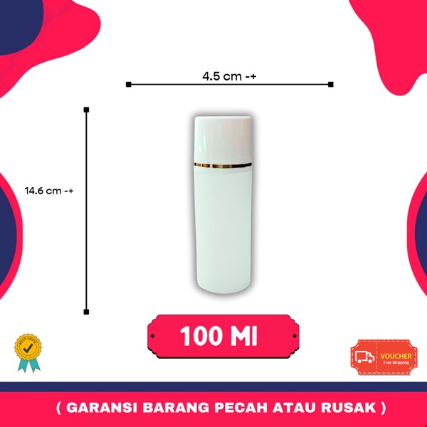 Jual Botol Putri 100ml Putih | Botol Plastik Toner Kosmetik Skincare ...