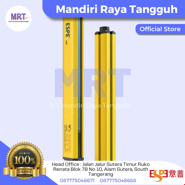 Jual ESPE Safety Light Curtain ESN Type 2 oleh PT. Mandiri Raya Tangguh
