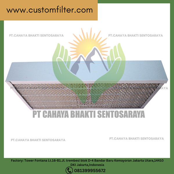 Jual Industrial High Efficiency Air Filter H14 Hepa Filter Brand CBS ...