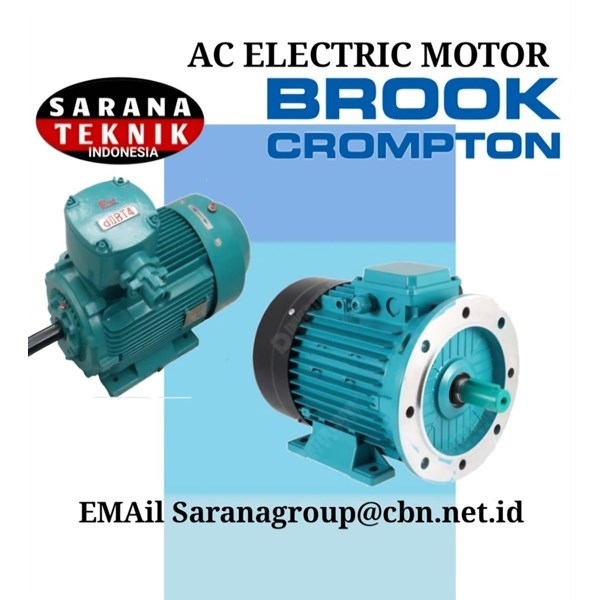 Jual AC Electric Motor Brook Crompton oleh PT. Sarana Teknik Mekanika