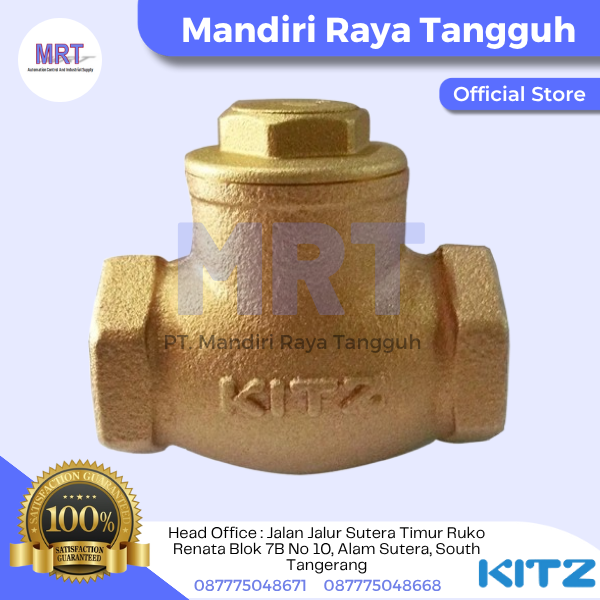 Jual Check Valve Kitz oleh PT. Mandiri Raya Tangguh