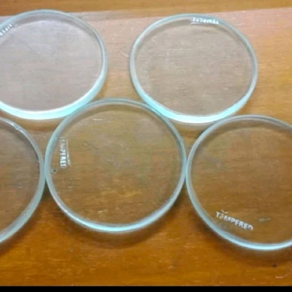Jual Kaca Tempered/sight glass 10mm x 145mm oleh Sinar Berkah Packing