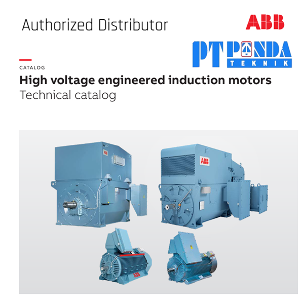 Jual ABB High Voltage Induction Electric Motor 3 Phase oleh PT. Panda ...