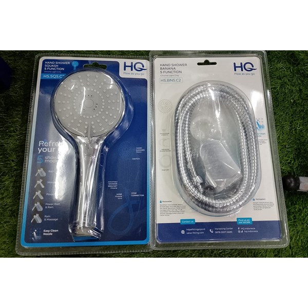 Jual Hand Shower Squash 5 Function type HS.SQ5.C2 merk HQ oleh PT ...