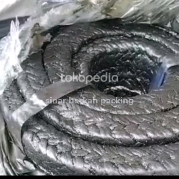 Jual Gland packing steam graphite 10mm x 1m. oleh Sinar Berkah Packing