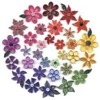 Jual Paper quilling, kertas quilling, seni kesenian kertas dari jepang ...
