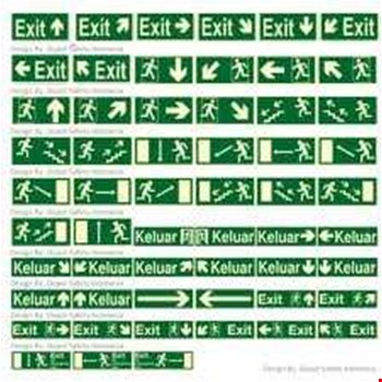 Jual Rambu Emergency Exit Signs 34 - ALAT PEMADAM API JOGJA | Indonetwork