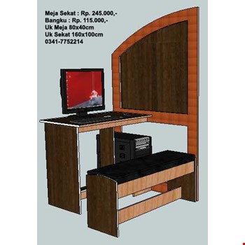 Jual meja warnet sekat Jawa Tengah - cv mutiara | Indonetwork