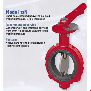 Jual FMC Weco Butterfly Valve with Hand Throttle Actuator Model 12 N ...