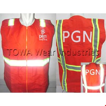 Jual ROMPI REFLECTOR, SERAGAM SAFETY KARYAWAN PERUSAHAAN GAS NEGARA PGN ...