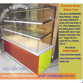 Jual Showcase, showcase bazar, bazar, showcase portable, showcase kaca ...